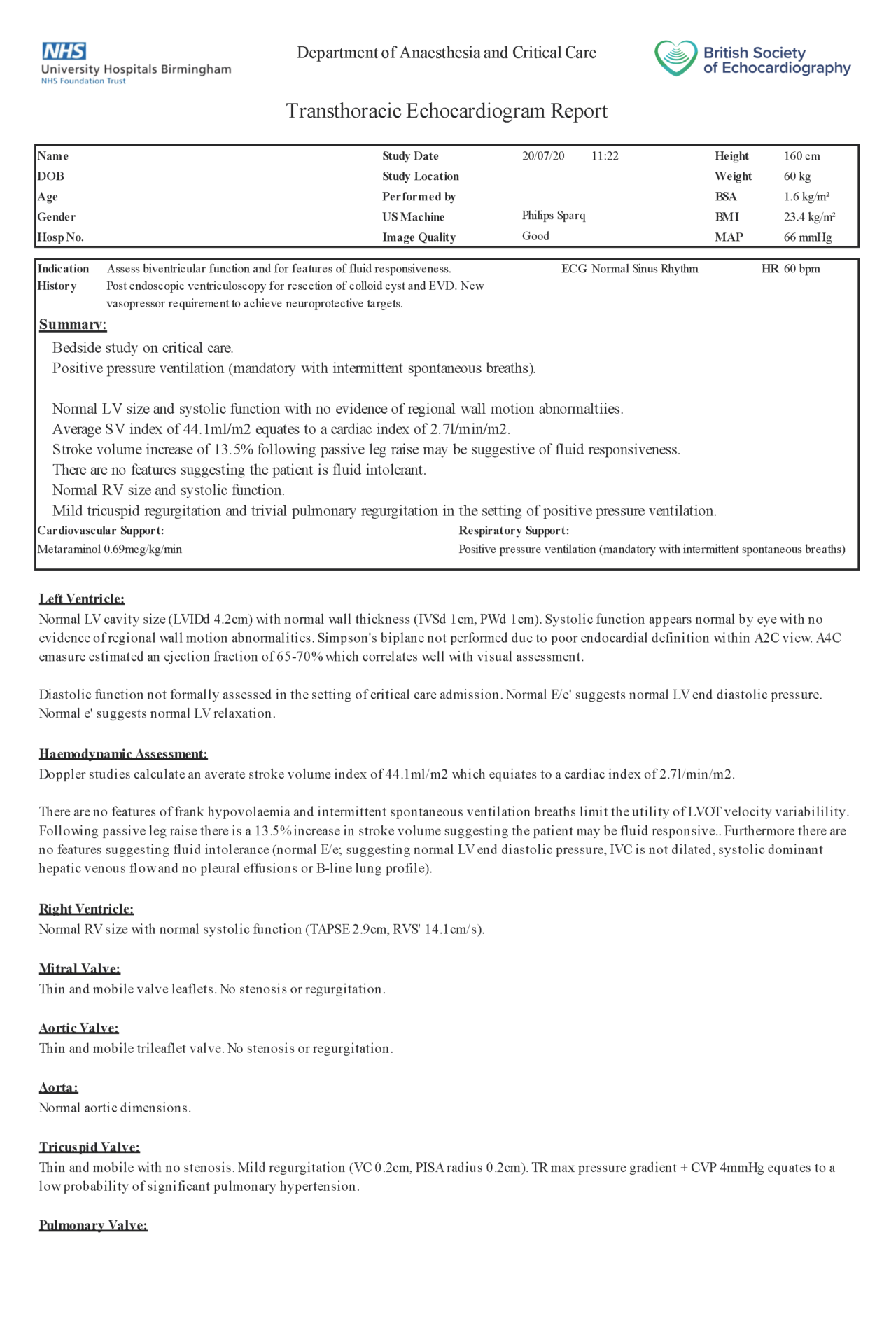Echo Reporting Tool | Ultrasound for the Generalist